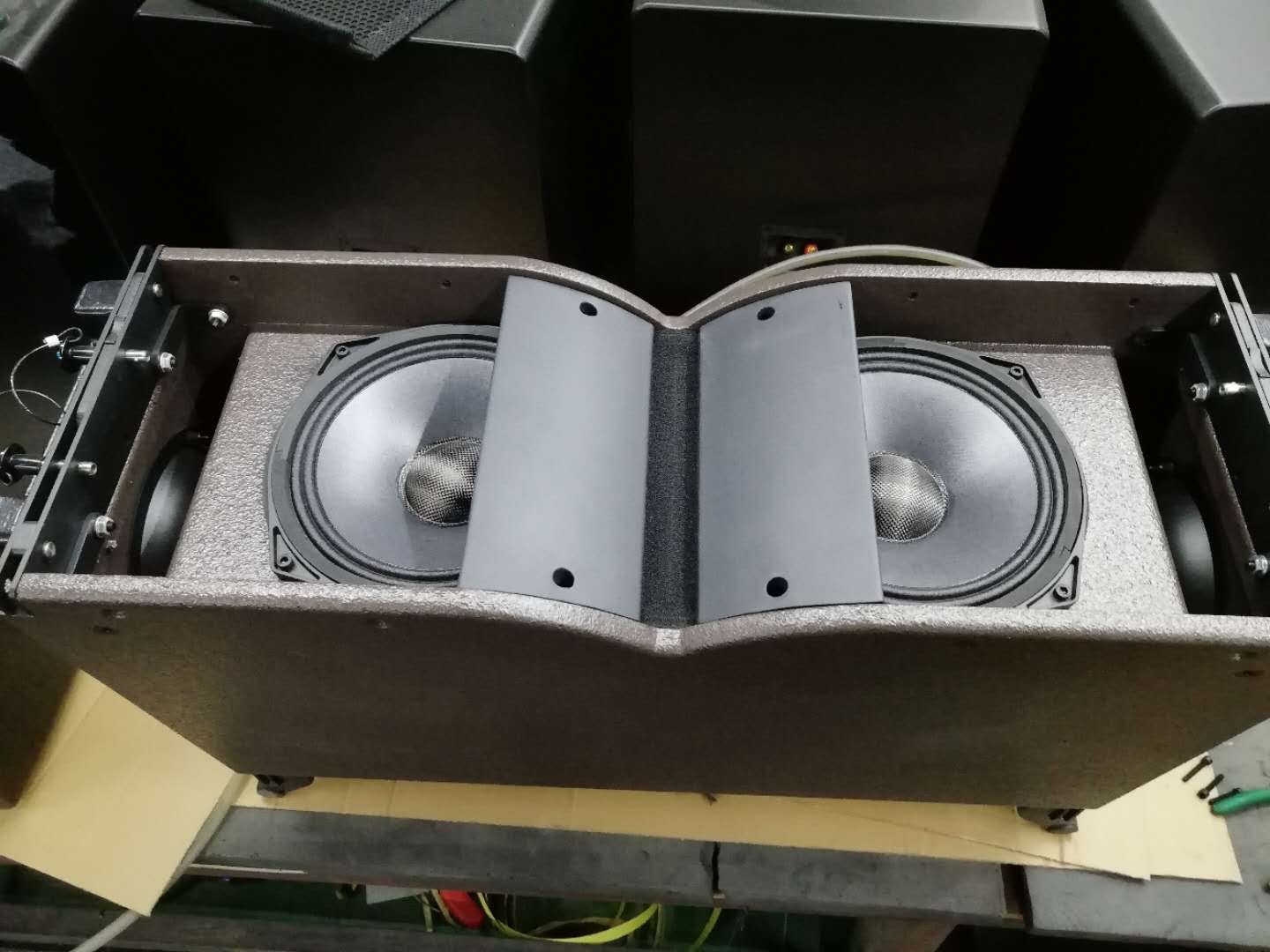 KARA Dual 8 Inch 2 Way Line Array Source Element. - Buy Kara line array, dual 8 inch line array ...